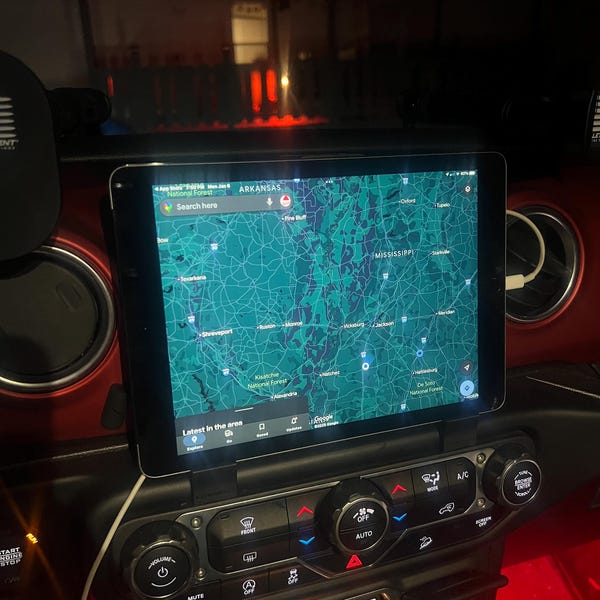 IPad /tablet Mount Compatible With Jeep Wrangler JL and Jeep Gladiator ...