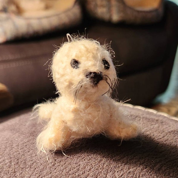 Baby SEAL Knitting PATTERN PDF, Knitted Animal Toy, Flat Knitting Easy ...