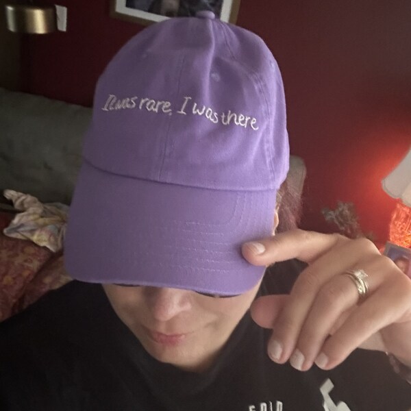 Hand-embroidered *SPRING* 9-inch Embroidery Hoop, Light Blue Fabric W ...