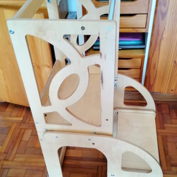 Convertible Step Stool & Chair 2in1, Toddler Step Stool, Kids Kitchen ...