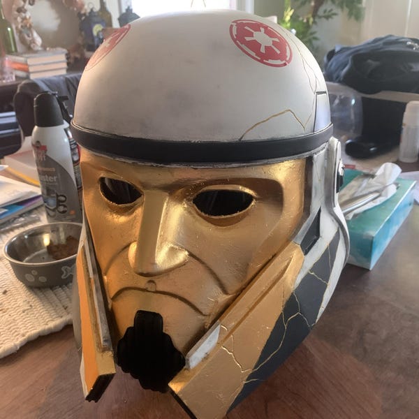 Primaris Titus Warhammer Helm komplett fertig 3D gedruckt - Etsy Österreich