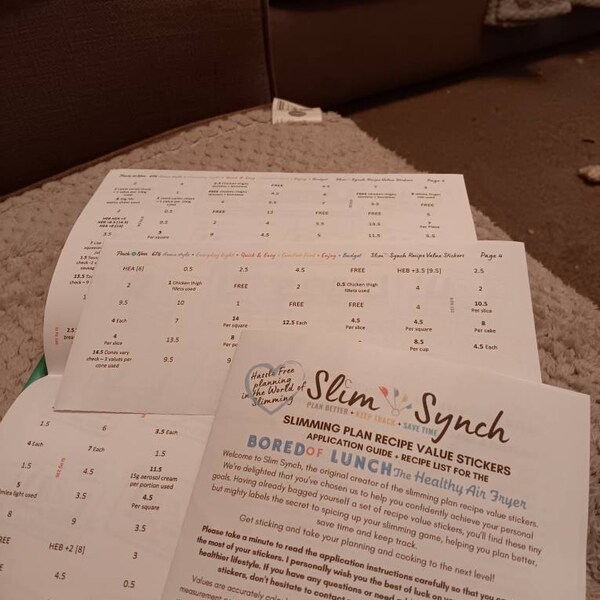 Slimming Foodie STICKERS for Easy Meals Every Day ' Pre-calculated ...