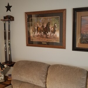 Corner Gun Rack 6-gun Oak Rifle / Shotgun Display - Etsy