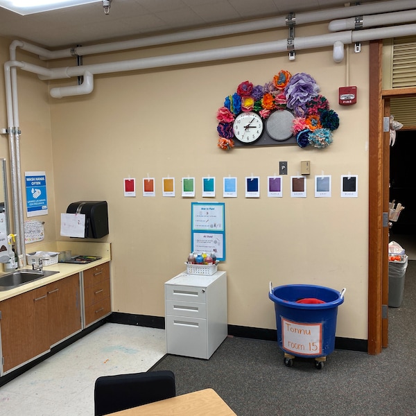 12 Color Cards, Montessori Flashcards, Pre-school Cards, Educational ...