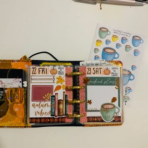 Mini Happy Planner Pouch Skinny Mini Clear Sticker Storage | Etsy