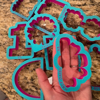 STL Pointed Heart Sprinkle Stencil digital Download - Etsy