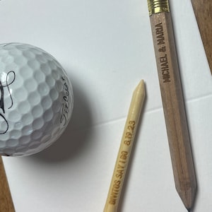Personalized Wood Mini Golf Pencils. Customize Mini Pencils, Save the ...