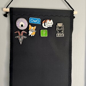 Enamel Pin Banner Pin Display Enamel Lapel Pin Display | Etsy