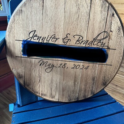 Barrel Head Guestbook Custom Barrel Head Personalized Barrel Head ...