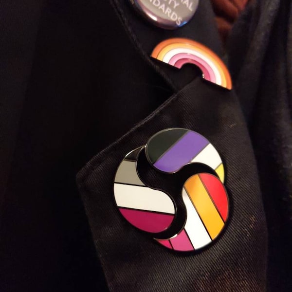 Customizable Pride Pin Half: Mix 'n Match Queer, Trans, & Pronoun Pins ...