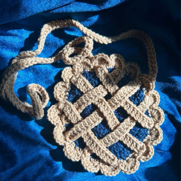 Crochet Pie Tote Bag, Blueberry Pie Bag, Cherry Pie Bag, Crochet ...