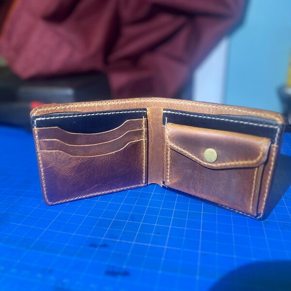 Leather Wallet Pattern PDF Bifold Wallet Template A4 Bifold Wallet ...