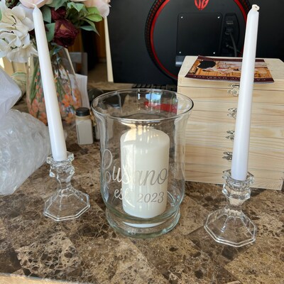 Unity Candle Holder Set Unity Ceremony Wedding Gift Union Ceremony ...