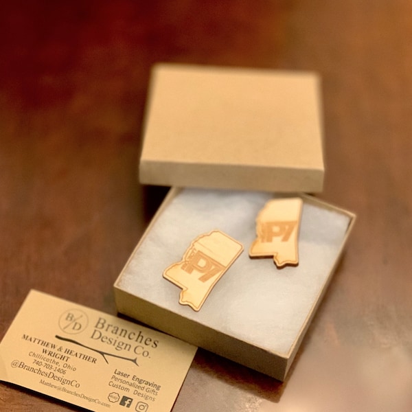 Personalized Custom Wooden Laser Engrave Lapel Pins Custom Pin Hero ...