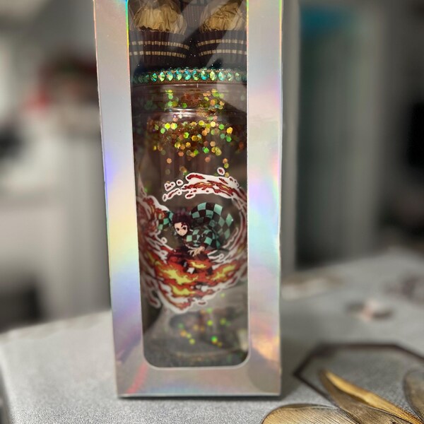 16oz Demon Slayer Tanjiro Cup Wrap PNG - Digital File for 16oz UV DTF ...