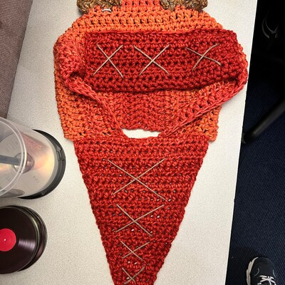 Wookie/ewok Hood PATTERN ONLY Crochet Sizes: 0-3 Month, 3-6 Month, 6-9 ...