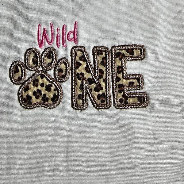 Wild One, First Birthday, One Applique, Number Applique, Birthday, One ...