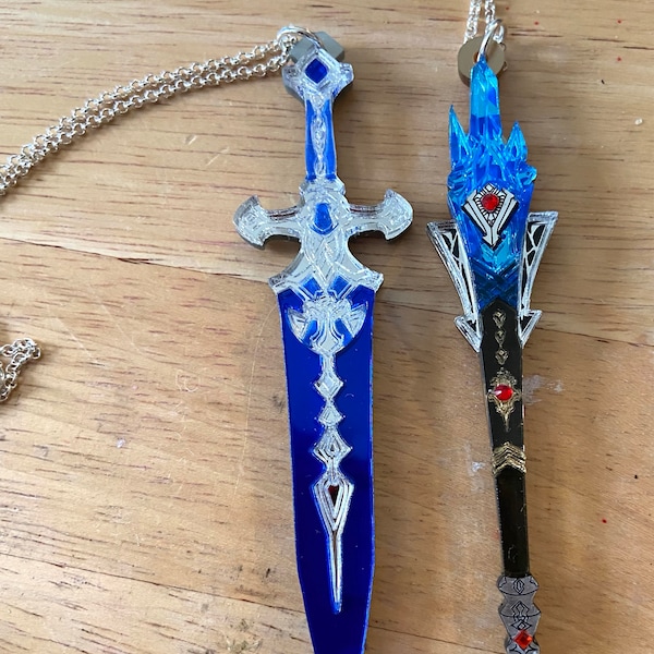 Aymeric's Naegling FFXIV Handmade Acrylic Necklace or Keychain - Etsy