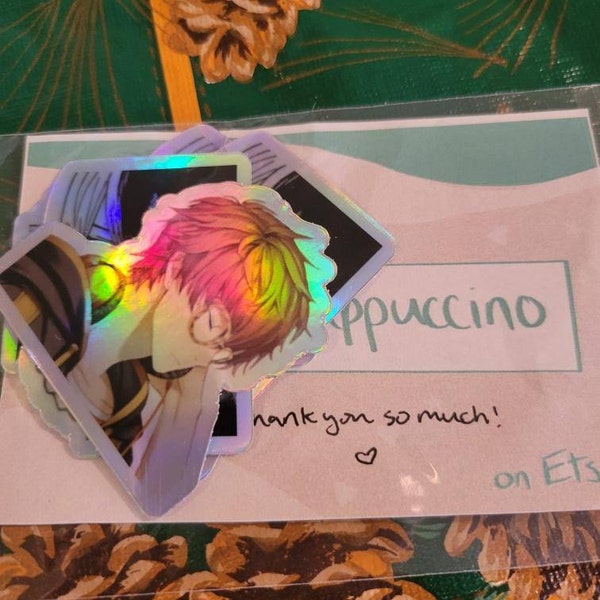 My Hero Holographic Todoroki Shoto Eating Soba Sticker - Etsy