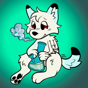 Silly Dog Furry Lineart Pay to Use Base - Etsy