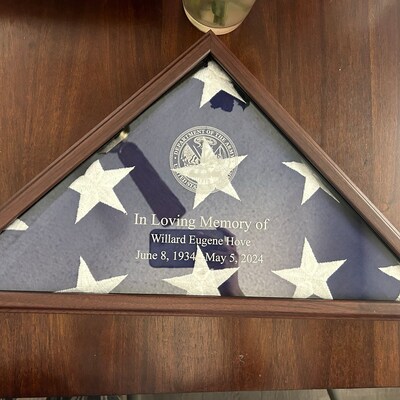 Capitol Flag and Certificate Display Fits 3' X 5' Flags realistic ...