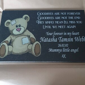 Photo Personalised Granite Memorial in Loving Memory Grave - Etsy