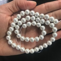 Round Shell Pearl, 2mm, 2.5mm 3mm 4mm 6mm 8mm 10mm 12mm 14mm 16mm 18mm ...