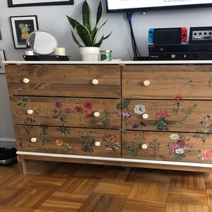 Furniture Decals FLORAL COLLECTION by Redesign With Prima - Etsy UK