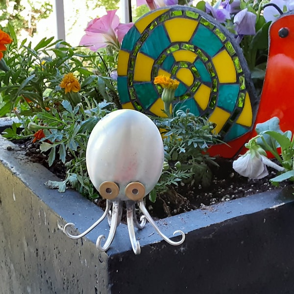 Spoon Octopus Silverware Small Sculpture Vintage Silver Fork and Spoon ...