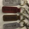 Personalized Leather Keychain, Customized Keychain,custom Leather Key ...