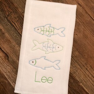Three Fish Applique Embroidery Design - Etsy