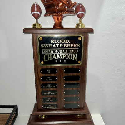 Fantasy Football Goal Post Trophy - Etsy