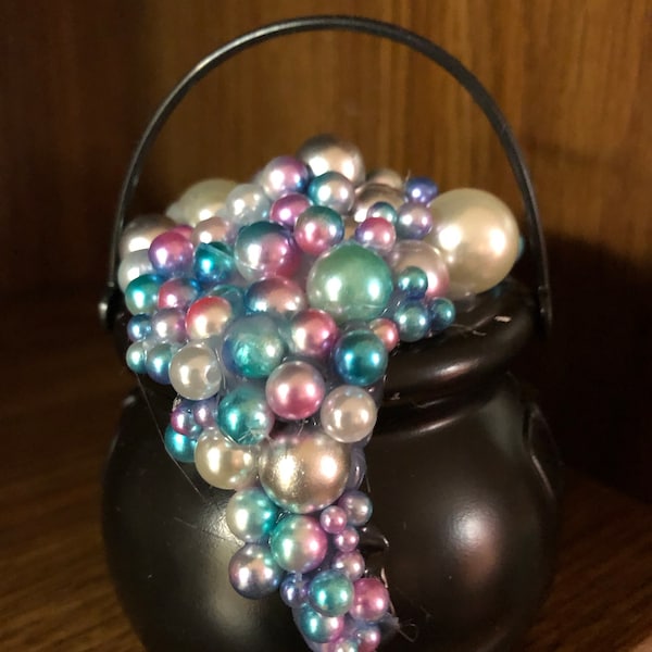 Mini Bubbling Witch Cauldron, Bubbles Halloween Decor, Ornament - Etsy