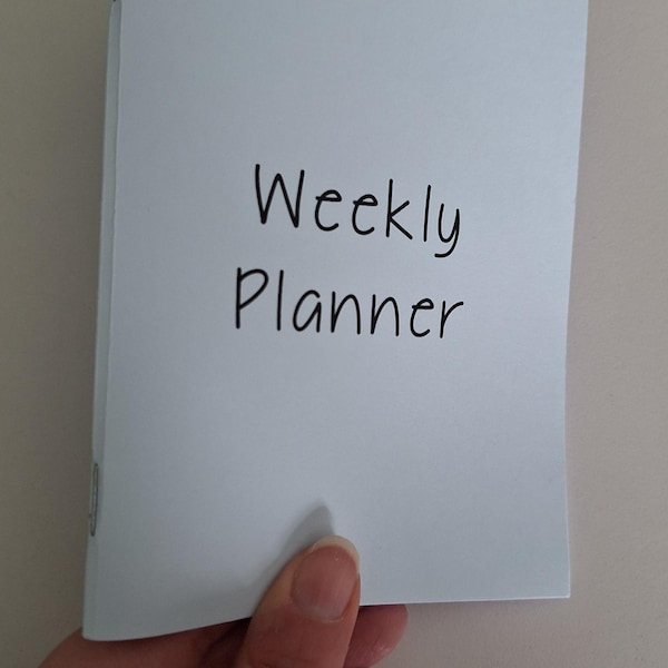 Weekly Planner, WO2P, Undated Planner, Midori Insert, Travelers ...