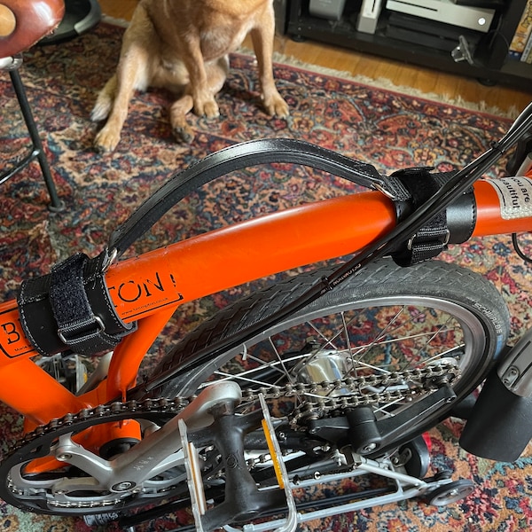 Leather Luggage Block Pull Strap for Brompton Bicycles - Etsy