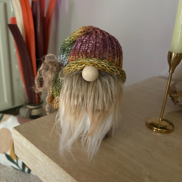 Chef Gnome, Kitchen Gnome, Farmhouse Decor, Knitted Gnome, Baker Gnome ...