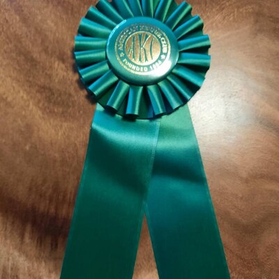 AKC Virtual Rally Title Ribbon Rosette Novice Intermediate - Etsy UK