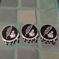 Arkham Horror Tokens. Damage, Sanity, Clue, and Doom Tokens. Cthulhu ...