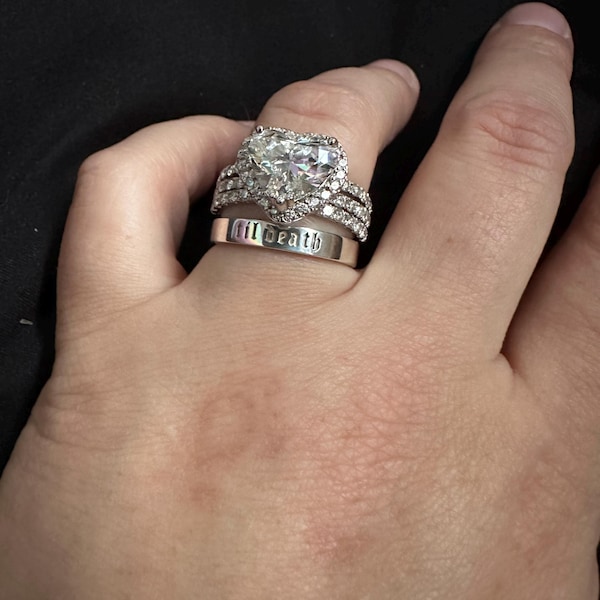 Silver Hebrew Rounded Signet Ring, Personalized, Free Custom Engraving ...