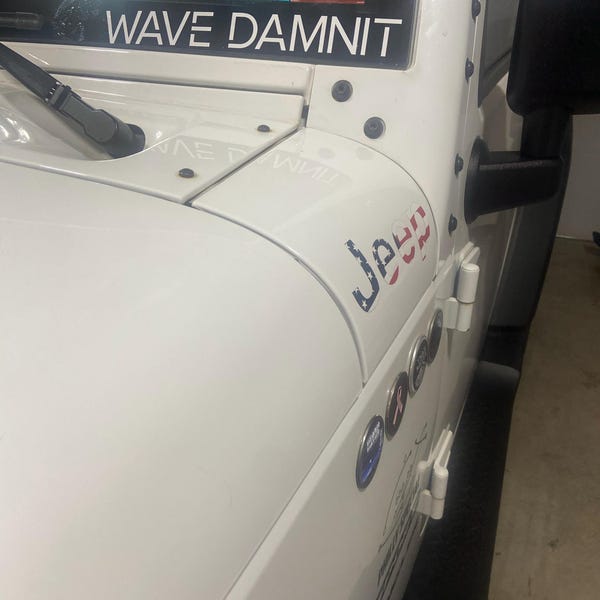 Wave Damnit Decal - Etsy