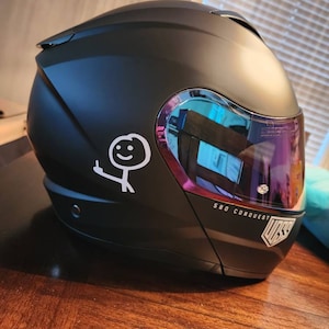 Stick Figure Flipping off Vinyl Decal - Etsy