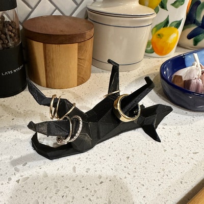 Dog Ring Holder Unique Ring Holder for Ring Display 3D Printed - Etsy