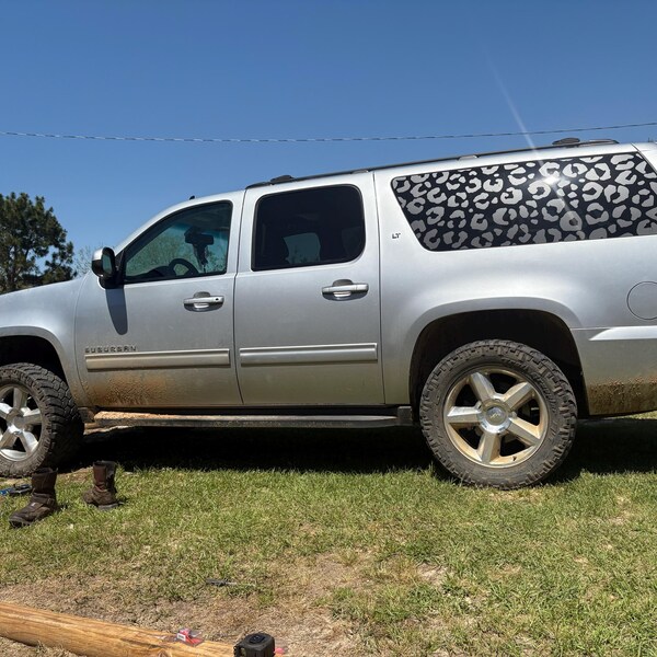 Fits 2015-2020 Chevy Tahoe Rear Side Windows Floral Flowers Decal ...
