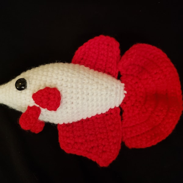 PATTERN: Betty the Betta Fish Pattern - Amigurumi Betta Fish Pattern ...