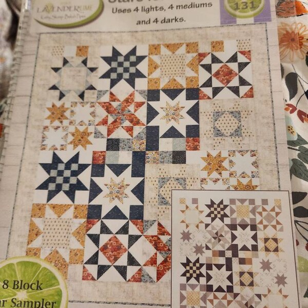 Starshine Quilt Pattern - MM 008 Modernly Morgan - Modern Quilt Pattern ...