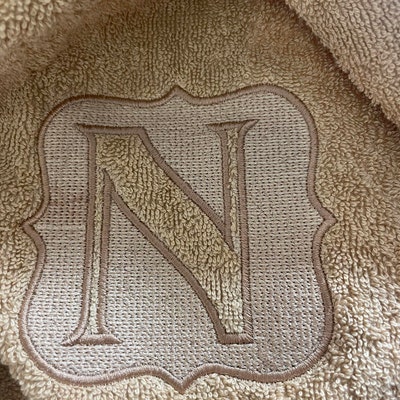 Embossed Monogram Towel Machine Embroidery Designs A-Z Assorted Sizes ...