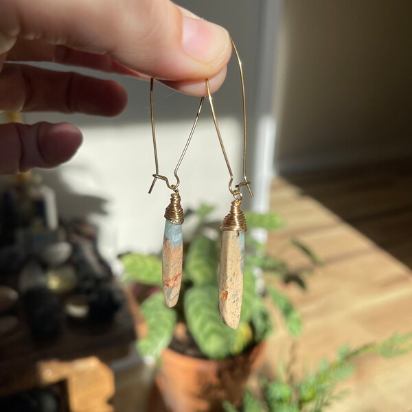 Dangle Plugs, Clear Quartz Plugs, Earrings for Plugs, Drop Earrings ...
