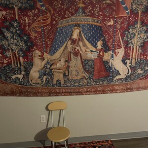 Medieval Tapestry Reproduction Lady and the Unicorn À Mon Seul - Etsy