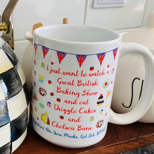 The Great British Bake off Mug, the Great British Baking Show Mug, on ...