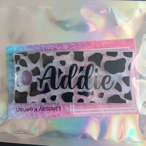 30/ 40 Oz Tumbler Name Tag, Personalized Stan Name Tag, TAG ONLY ...